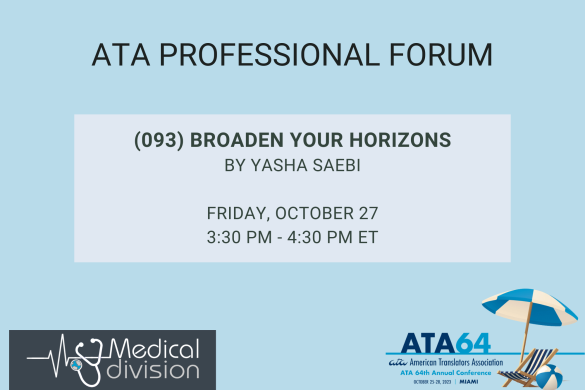 ATA66 Conference – ATA Medical Division