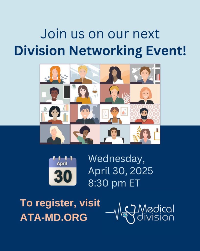 April Networking Meetup – ATA Medical Division